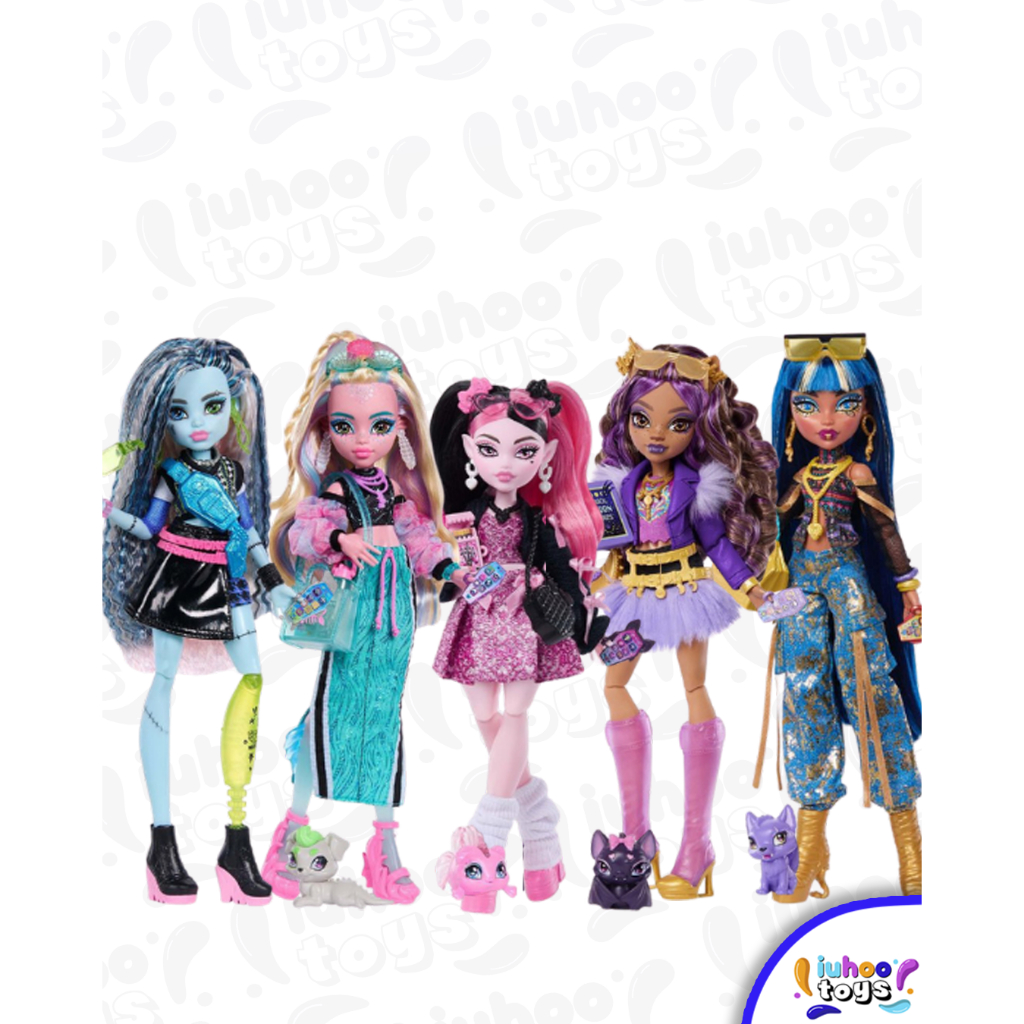 Monster High Core Refresh Wave 2 – Draculaura-Frankie-Clawdeen-Cleo ...