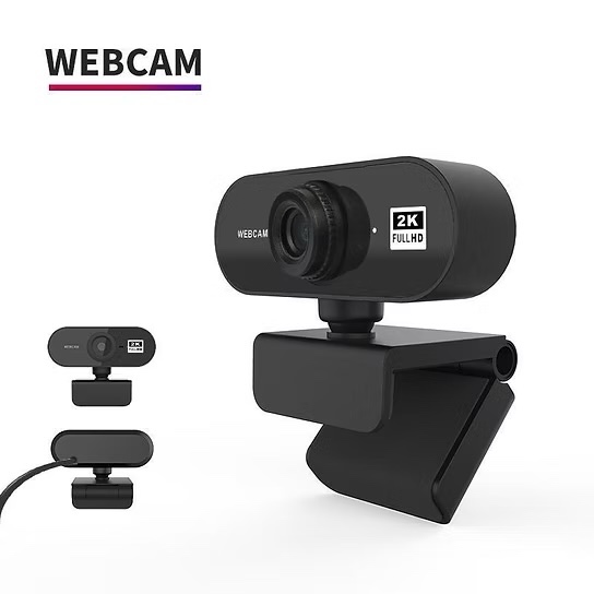 💻 Mini Webcam 2K HD com Microfone Autofoco - Câmera de Vídeo ...