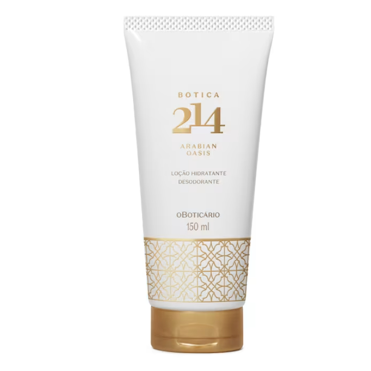 Loção Hidratante Desodorante Corporal Botica 214 Arabian Oasis 150ml ...