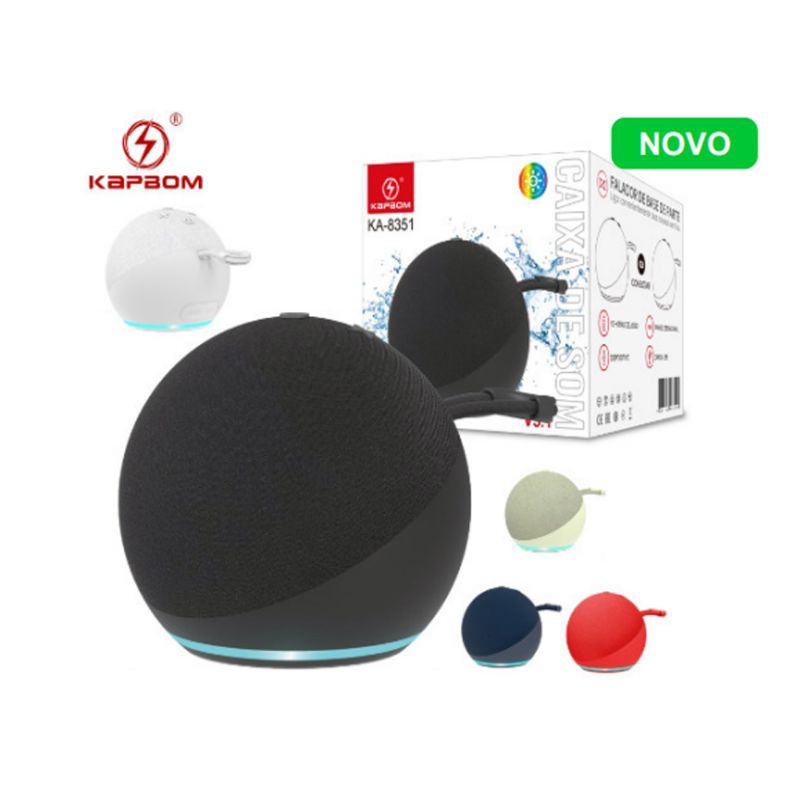 Caixa de Som Bluetooth com LED - Alexa DE UM APARELHO SUPER BASS ...