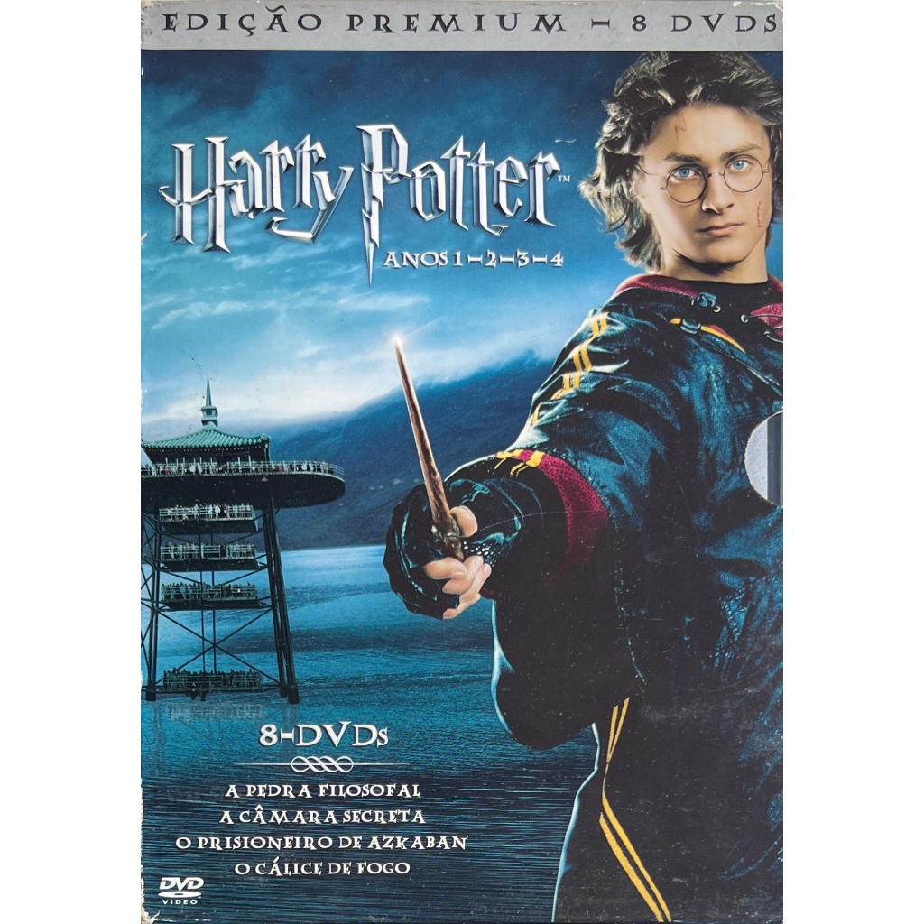 BOX Harry Potter - Edição Premium - 8 Discos - DVD Original | Shopee Brasil