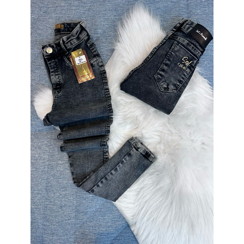 Calça jeans feminina Sal e pimenta 34 ao 44 | Shopee Brasil