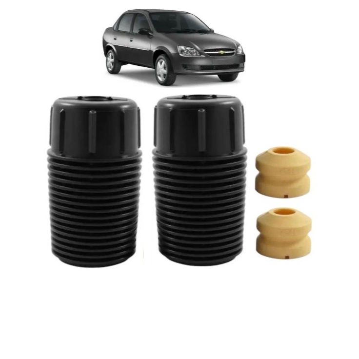 Kit Batente Coifa Amortecedor Dianteiro Corsa Classic 2004/2012 ...