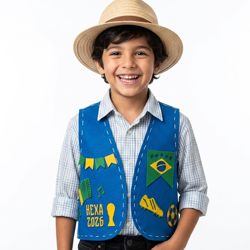 Colete Azul Infantil em Oferta | Shopee 2026