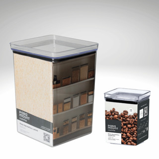 Pote Hermético Para Alimentos Paramount Dois Tamanhos 6015ml 1000ml ...