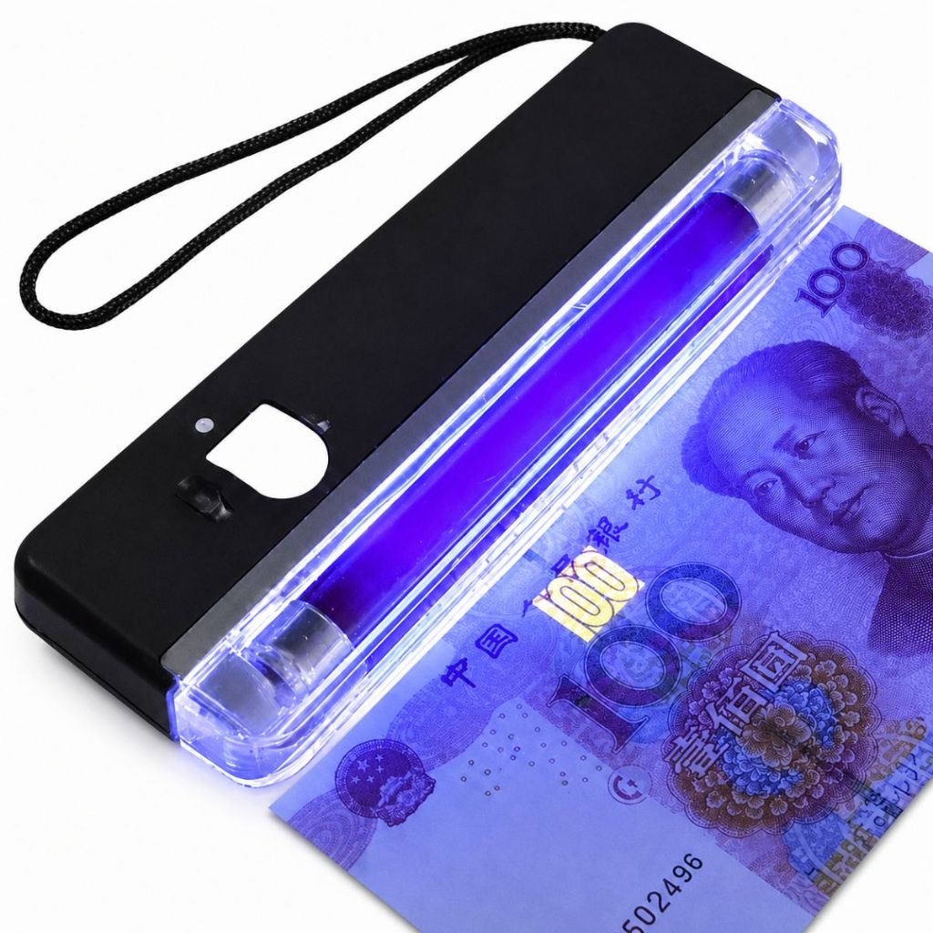 Lanterna Detectora de Dinheiro Falso Portátil com Luz Uv 2 em 1 Cédulas ...
