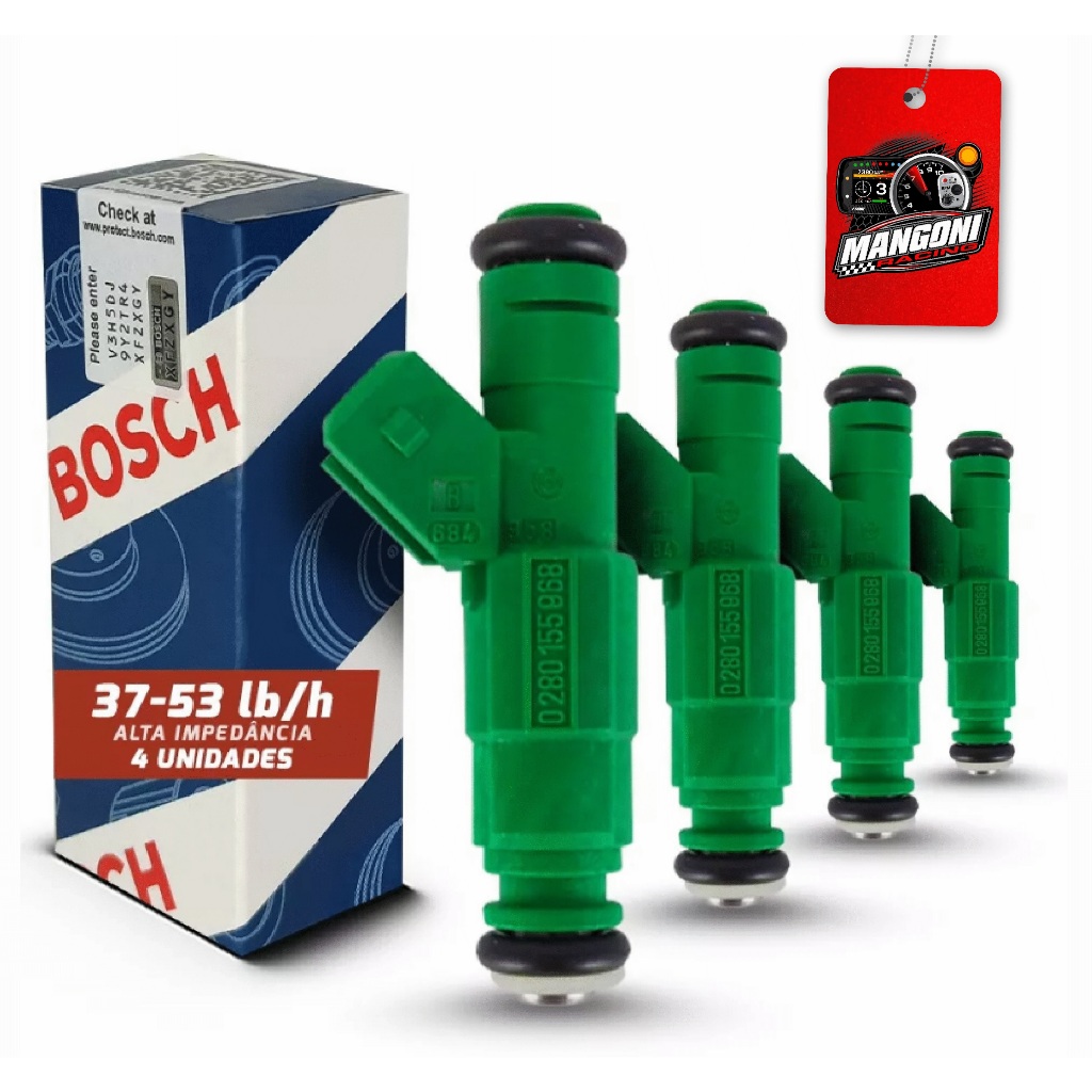 Jogo 4 Bicos Injetor Bosch Volvo Green 42lbs/h Original | Shopee Brasil