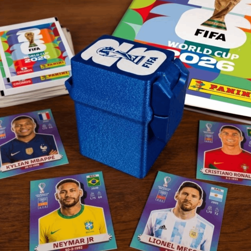 Caixa Porta Figurinhas Copa do Mundo | Organizador Compacto para ...
