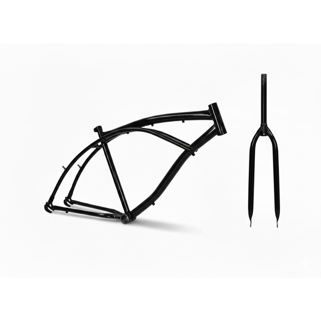 Quadro Bike Bicicleta Aro 26 Caicara Beach Aco Carbono + Garfo | Shopee ...