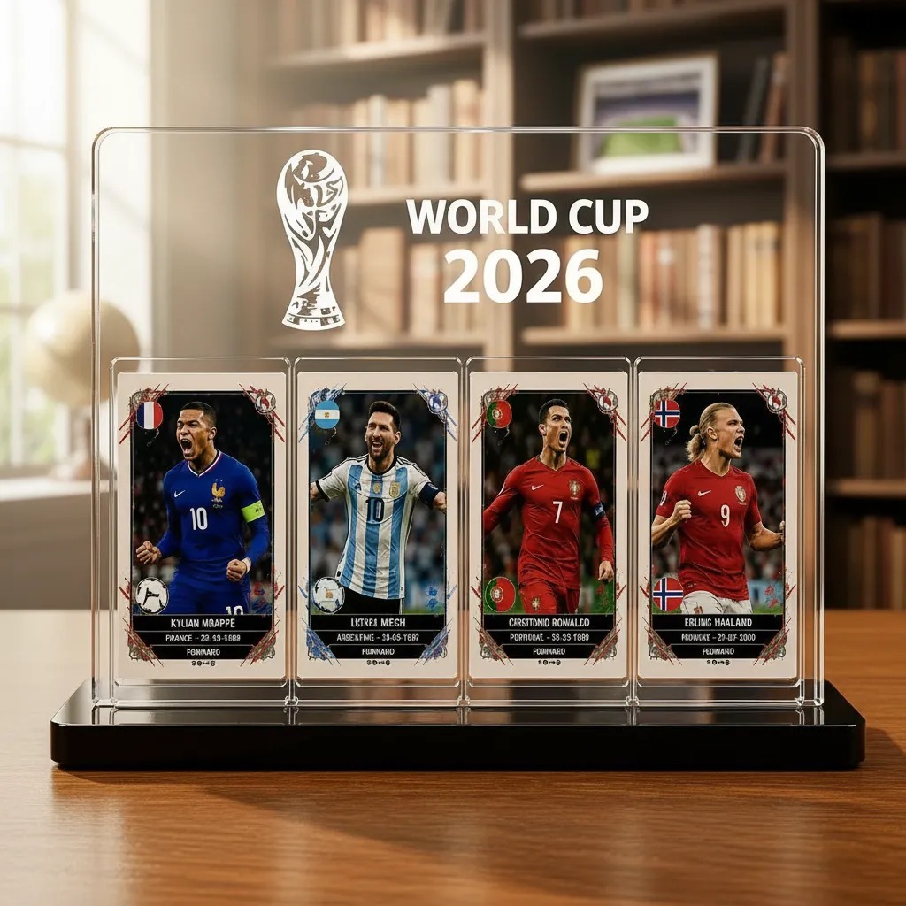 Totem Porta Figurinha Da Copa Para 4 Figurinhas Em Acrílico | Shopee Brasil