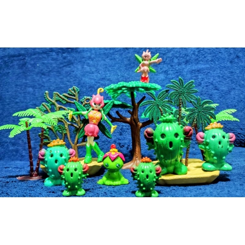 Miniaturas do anime Digimon Aventure - Palmon, Togemon e Lillymon ...
