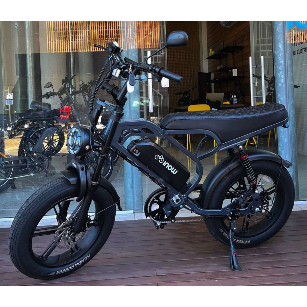 Bicicleta Elétrica - Inow V40 PRO - 2026 - 1000W - Trava de Segurança ...