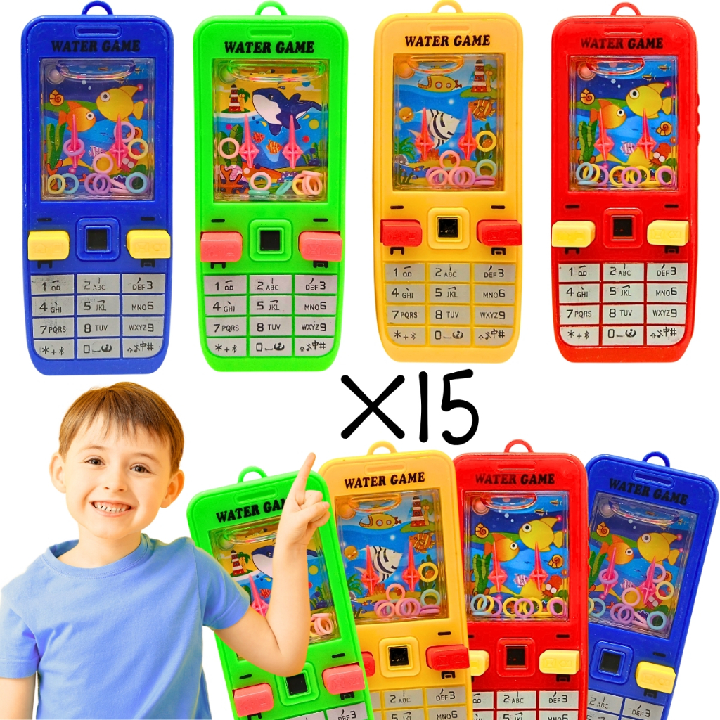 15 Brinquedos Jogos Joguinho Argola Aquaplay Celular Game Criança ...