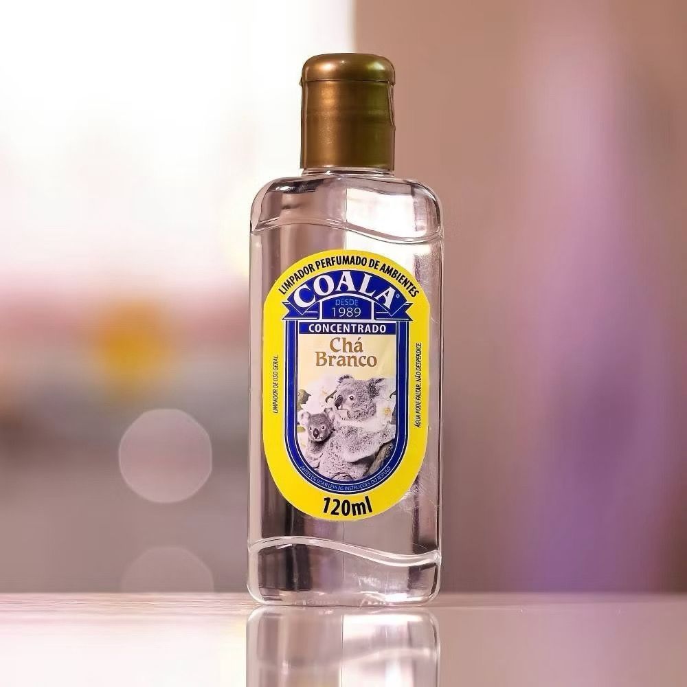 Coala Essências - Limpador Perfumado de Ambientes Chá Branco 120 ml ...
