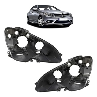 Par Carcaça Farol Mercedes C200 C180 2007 2008 2009 2010 2011 MR586698 ...