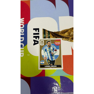 Figurinha Lionel Messi Gold Extra Sticker FIFA World Cup Panini Rara ...