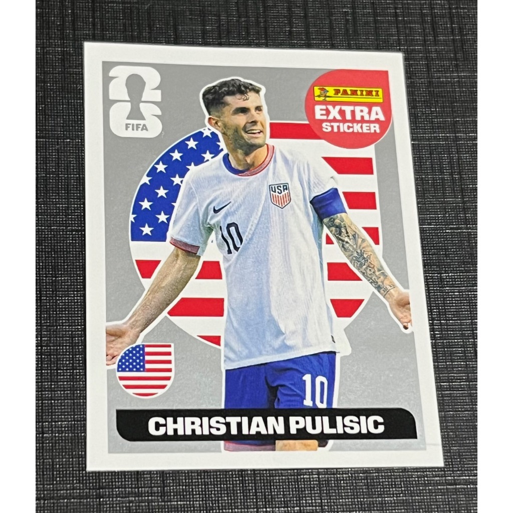 Figurinha Extra Legend do Christian Pulisic Prata da Copa do Mundo FIFA ...