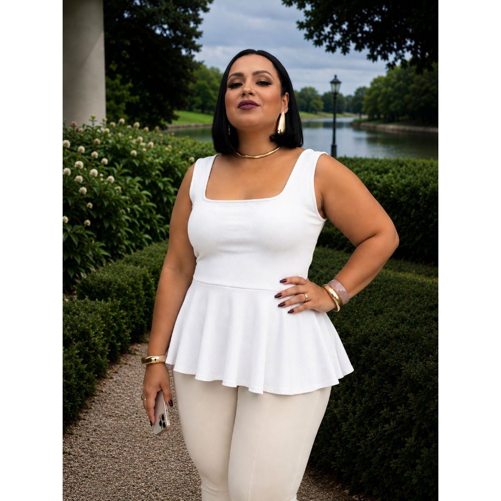 Blusa Peplum Plus Size em Oferta | Shopee 2026