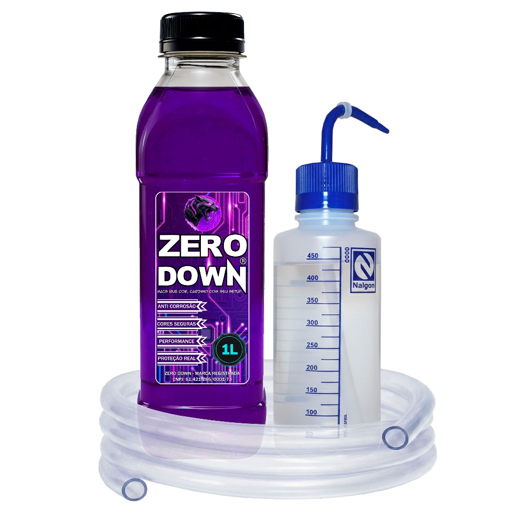 Fluido para Water Cooler - 500ml ou 1 Litro - 2M Mangueira 3/8 E ...
