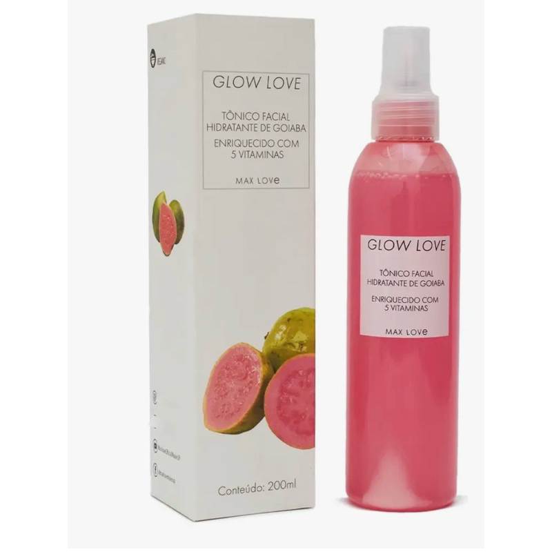 TÔNICO FACIAL HIDRATANTE DE GOIABA -MAX LOVE | Shopee Brasil