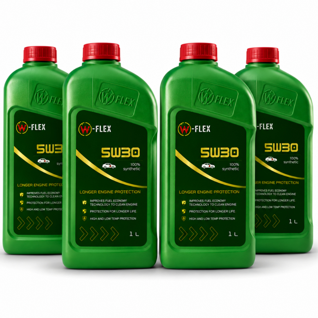 Kit 4 Óleos Motor W-Flex Sae 05w30 Api Sl Sintético | Shopee Brasil