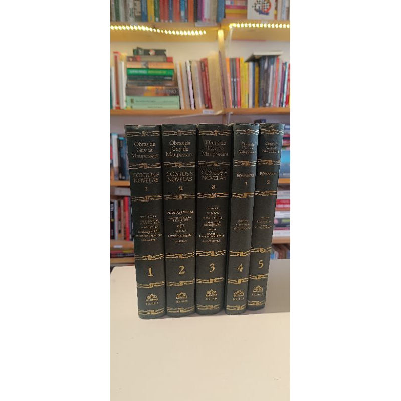 Obras de Guy de Maupassant ( capa dura ed 1983 - 5 volumes ) | Shopee ...