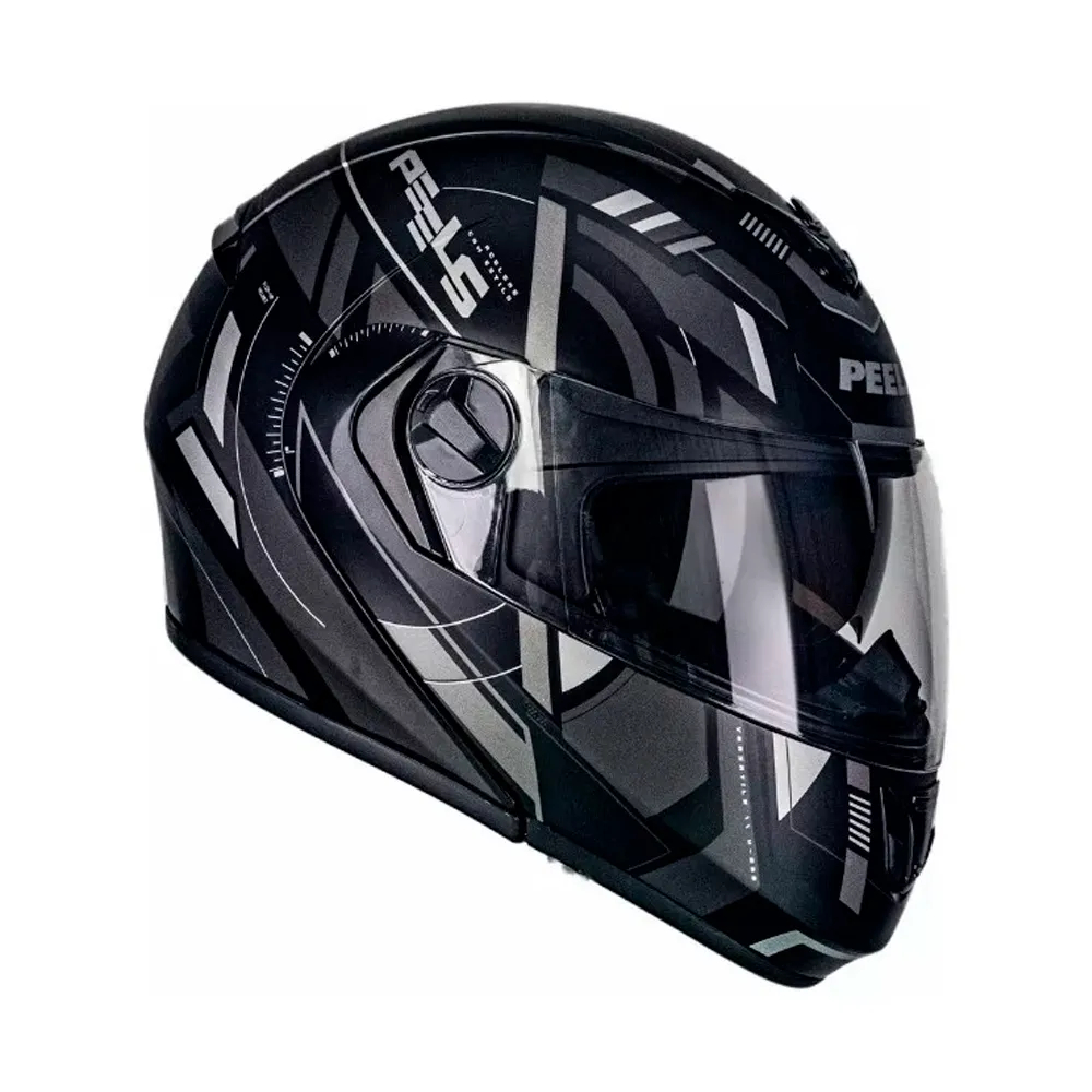Capacete Robocop Peels Escamoteável Urb2 Preto/Grafite Urban | Shopee ...