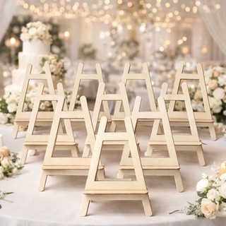 Kit Mini Cavalete em MDF Cru 3mm – LorenMix | Decoração, Lembrancinhas ...