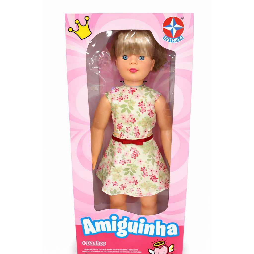 Boneca Amiguinha 45cm Altura Infantil Estrela Shopee Brasil