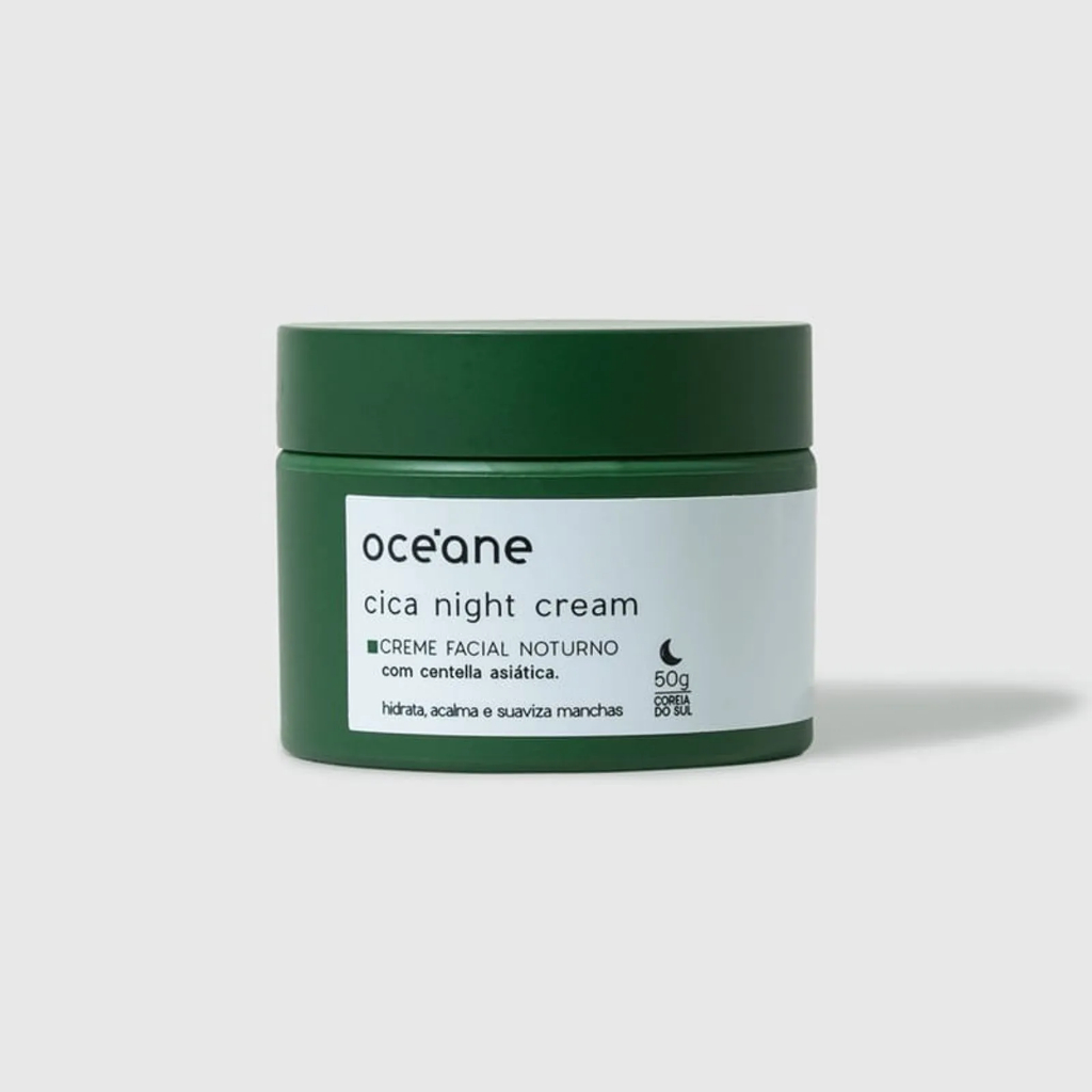 Cica Night Cream - Creme Facial Noturno Océane 50g | Shopee Brasil