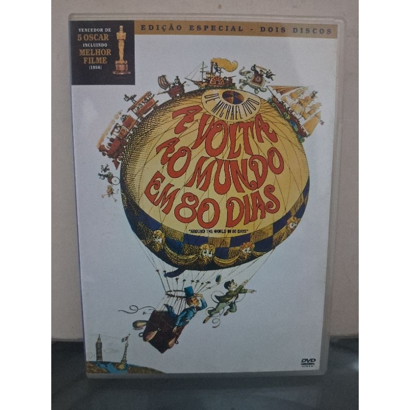 Dvd A Volta Ao Mundo Em 80 Dias Duplo Original | Shopee Brasil