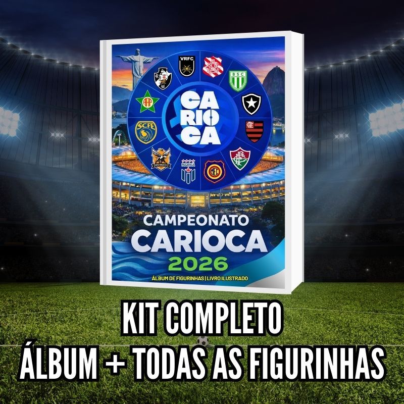 Album Cariocao 2026 Com Todas As Figurinhas Para Colar Campeonato ...