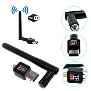 Adaptador Wifi USB Receptor Antena Wireless PC e Notebook | Shopee Brasil