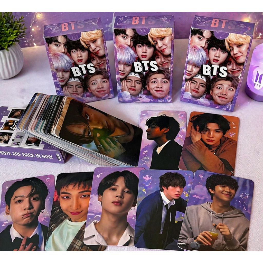 Photocards BTS Colecionáveis – Kit 55 Unidades Lomo Cards Bangtan Boys ...