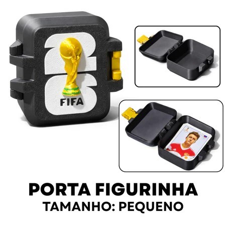 Porta Figurinhas Albúm Copa Mundo 2026 Kit Estojo Caixa Organizador de ...