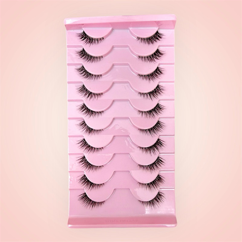 Cílios Naturais Fox de Canto 10 Pares - H1026 | Shopee Brasil