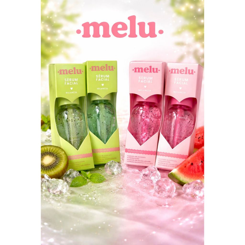 Sérum Facial Antioxidante Hidratante Detox Melu Ruby Rose 30ml | Shopee ...