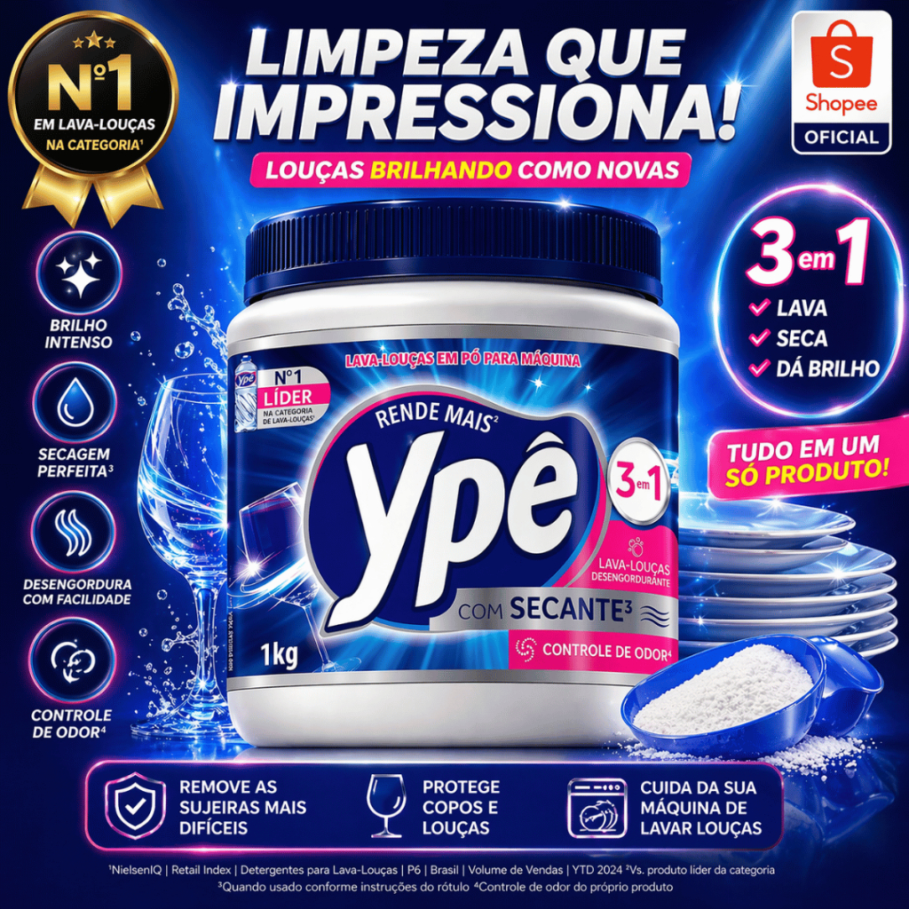 Detergente Ype em Oferta | Shopee 2026