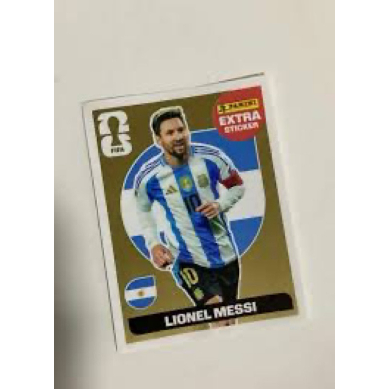 FIGURINHA MESSI LEGEND EXTRA STICKER GOLD OURO 2026 ORIGINAL PANINI ...