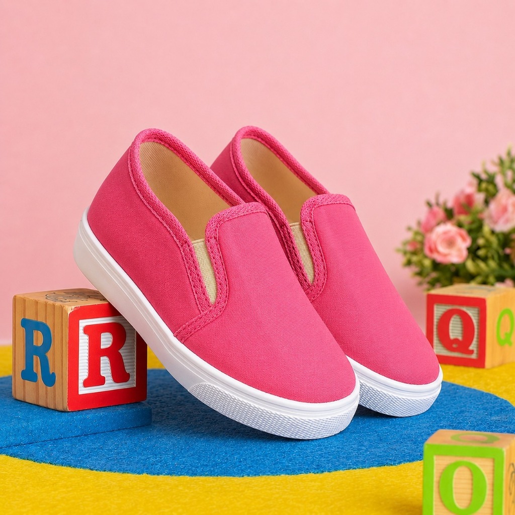 Tênis infantil Slip On Casual Calce Fácil Super Confortável Estiloso ...