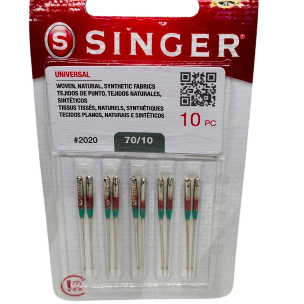 Agulha de Máquina Doméstica Singer 2020 .Tamanhos 10,12,14,16,18 ...