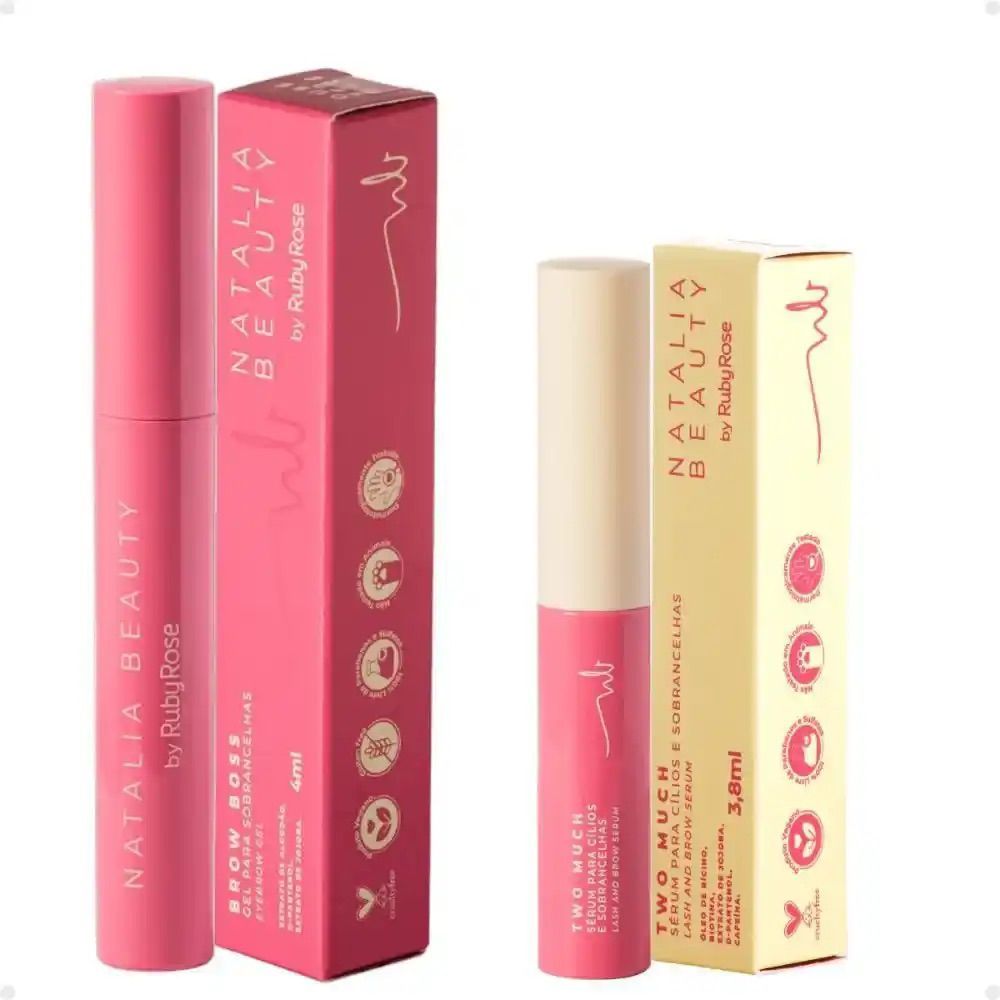 Kit Sobrancelhas Perfeitas Natalia Beauty Ruby Rose - Sérum De ...