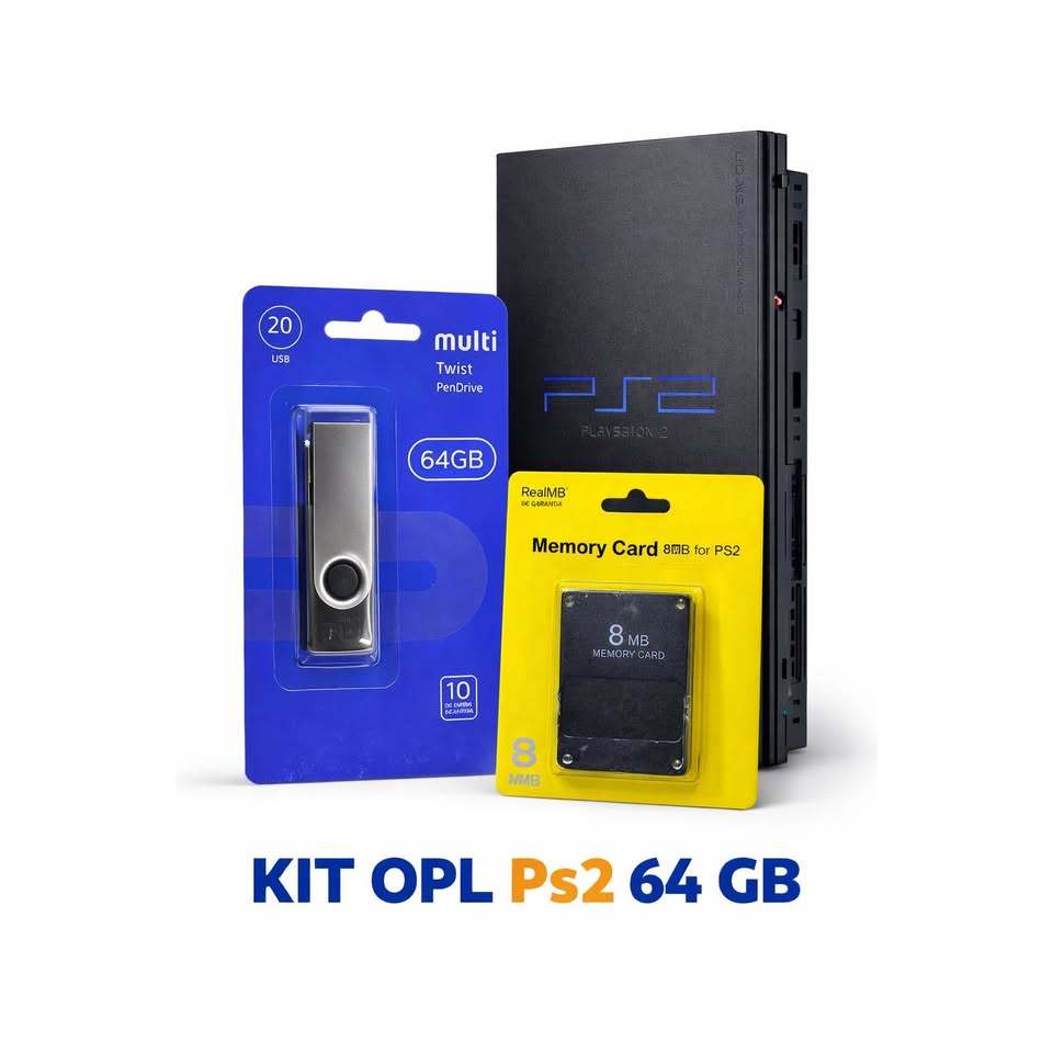 KIT OPL Para PS2 Playstation 2 64GB | Shopee Brasil