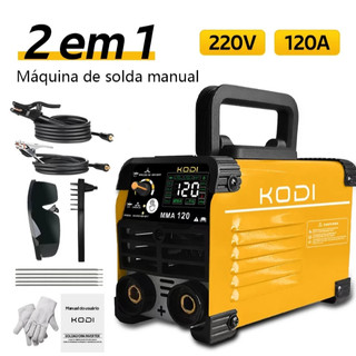 220V Máquina Solda Inversora Profissional Mini máquina de solda digital ...