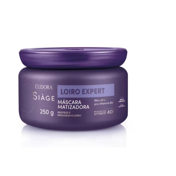 Máscara Capilar Matizadora Siàge Loiro Expert 250g | Shopee Brasil