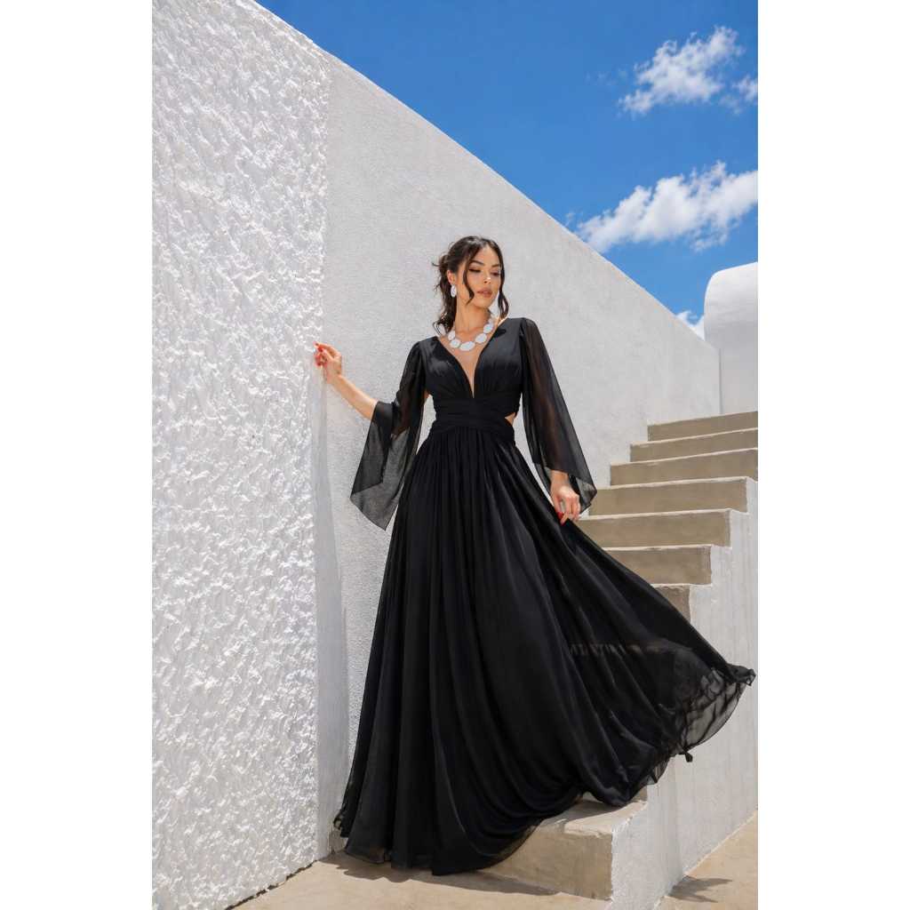 Vestido para Casamento en Tule malha Ideal para Madrinhas ,Convidadas ...