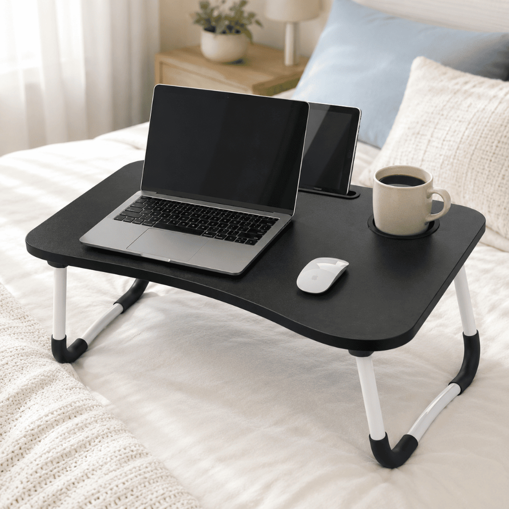 Mesa Portátil para Notebook Home Office Preta | Shopee Brasil