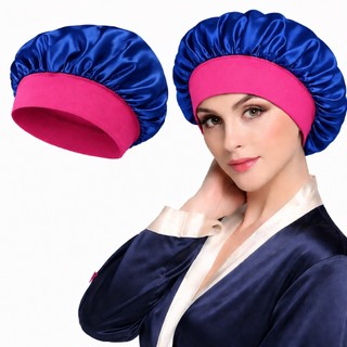 Touca de Cetim Ant Frizz Com Faixa Larga Para Dormir Unissex | Shopee ...