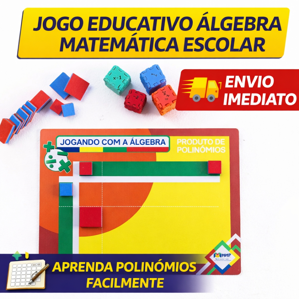 Jogando com Álgebra Jogo Educativo de Matemática Escolar - Material ...