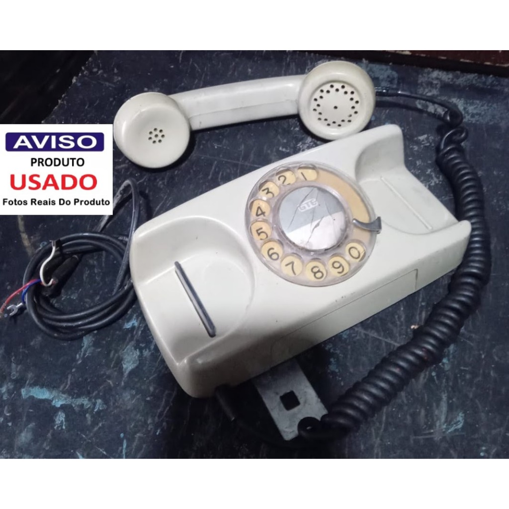Telefone antigo / disco - Leia a descrição do anúncio! | Shopee Brasil